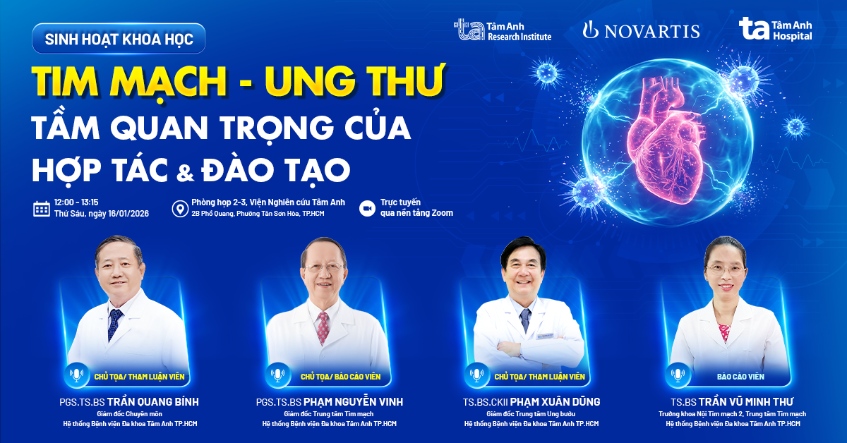 Tim mạch - Ung thư: Tầm quan trọng của hợp tác và đào tạo